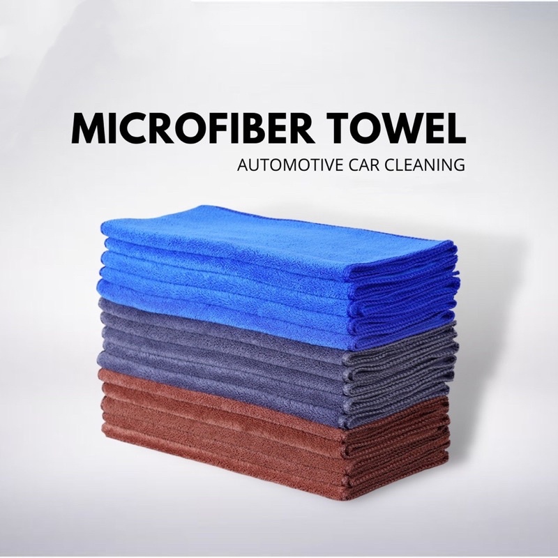 Microfiber Cleaning Towel Thick Absorbent Microfiber Cloth For Car Car ...