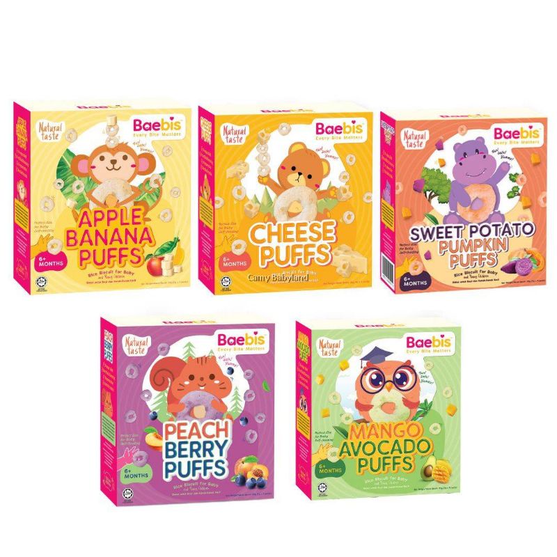 BAEBIS Halal Organic Baby Rice Puff 6+months | Shopee Malaysia