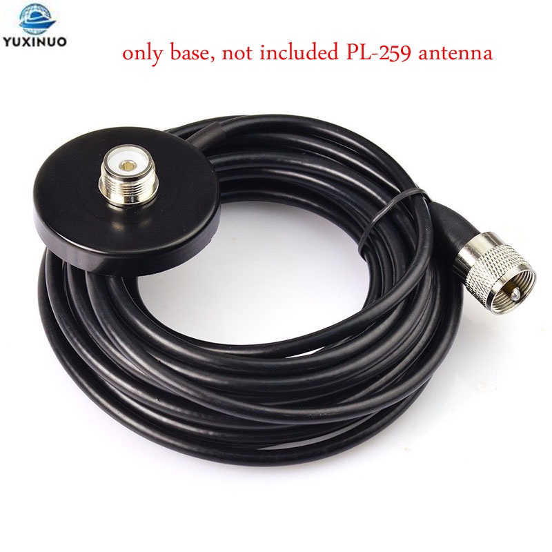 SO239 Mount Magnetic Base Adapter PL259 Connector for Yaesu Vertex ...