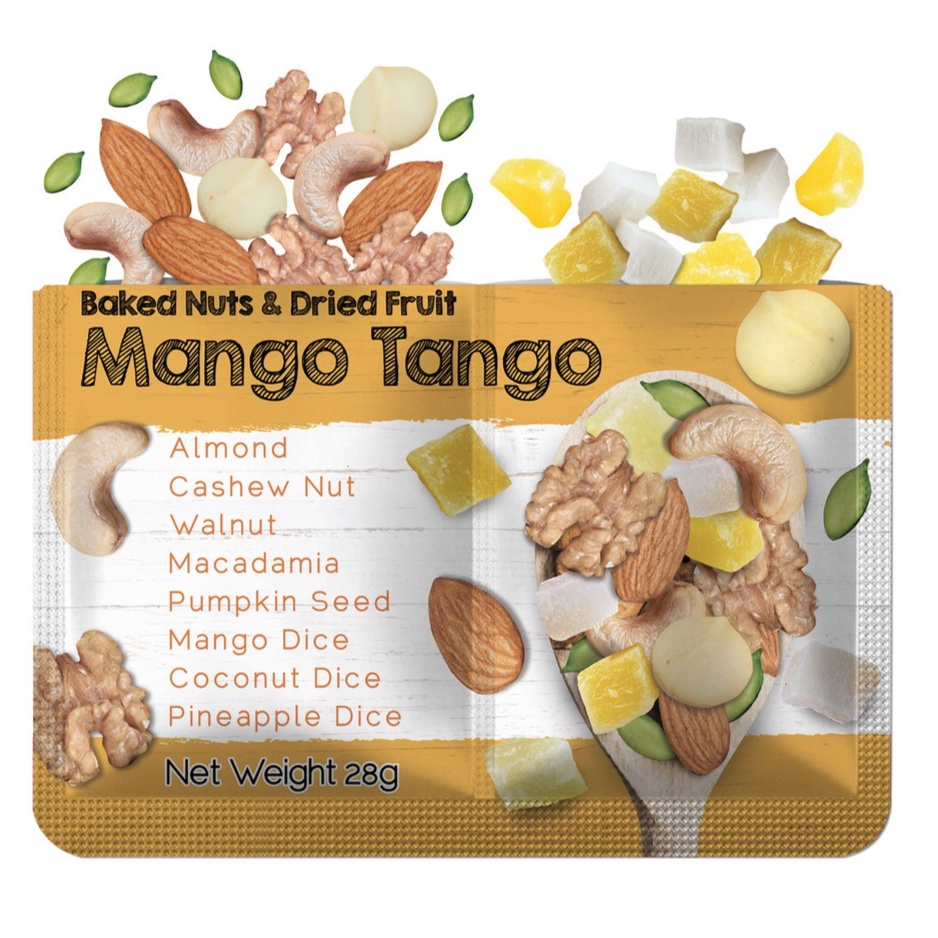 Baked Nuts & Dried Fruit - Mango Tango 28g | Shopee Malaysia