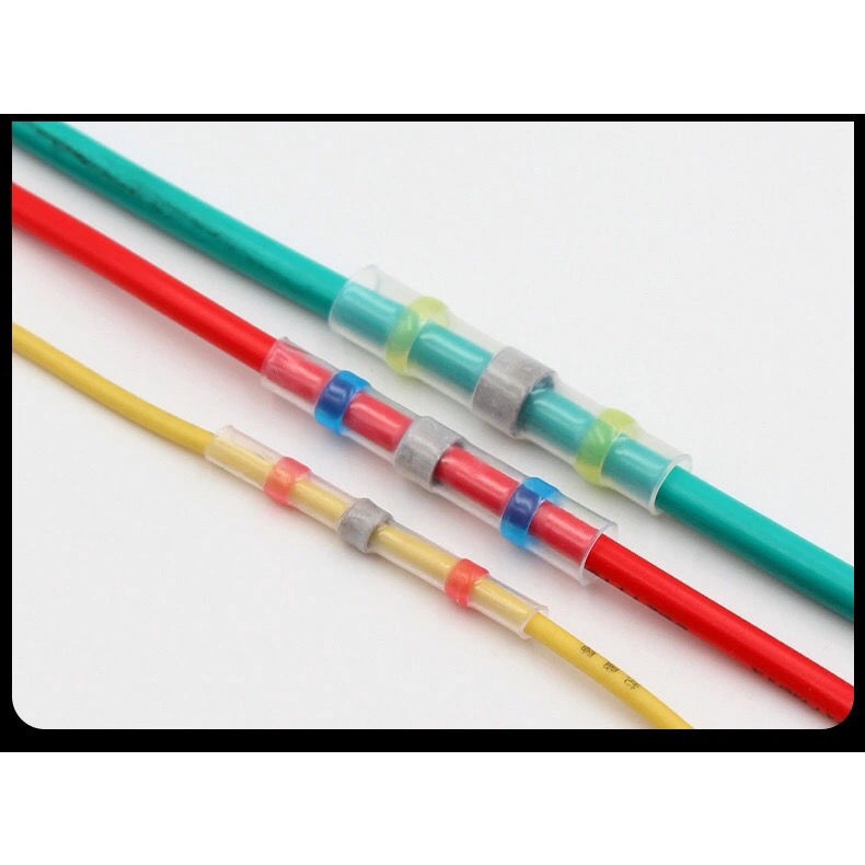 Waterproof Pressure-Free Quick Wiring Terminal Solder Ring Heat Shrink ...