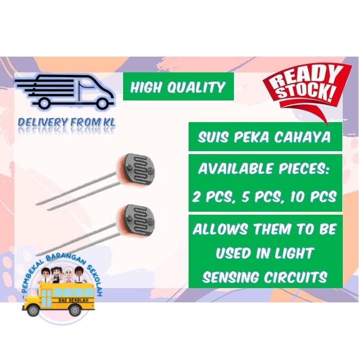 LDR – SUIS PEKA CAHAYA Light Dependent Resistor RBT STEM SEKOLAH SCHOOL ...