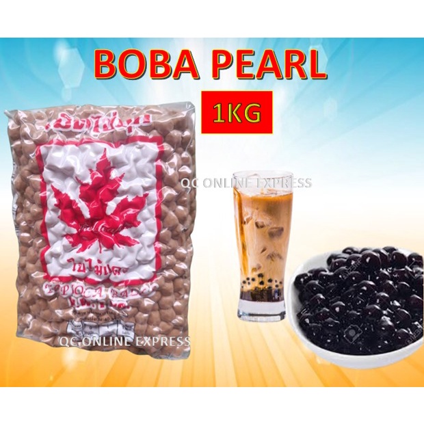 Boba Pearl Jelly Black Pearl Boba Brand Red Leaf Bumblebee 1kg 1pack ...