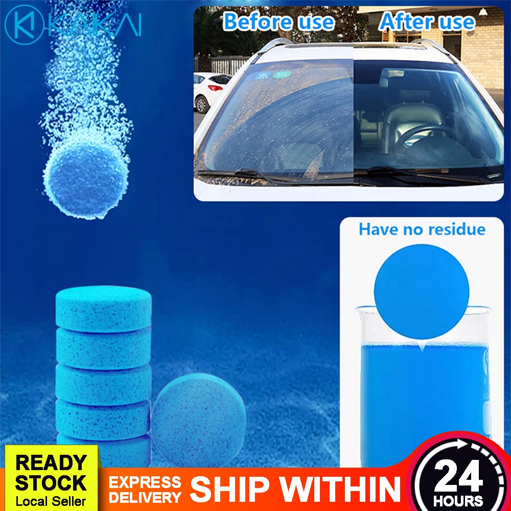 🔥 EFFECTIVE CLEANING 🔥 Car Windshield Cleaner Wiper Tank Effervescent ...
