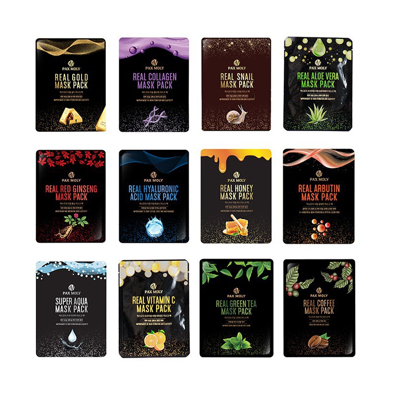 Pax Moly Facial Mask (25ml x 5's/10's) | Shopee Malaysia