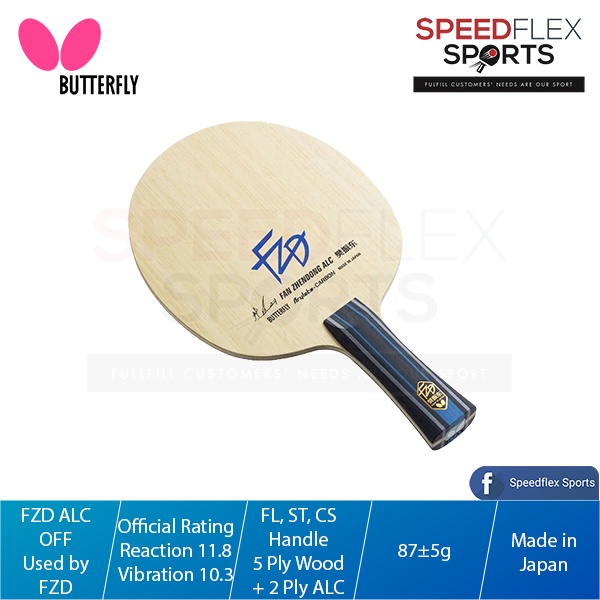 Butterfly Fan ZhenDong Arylate Carbon FZD ALC Table Tennis Blade Racket ...