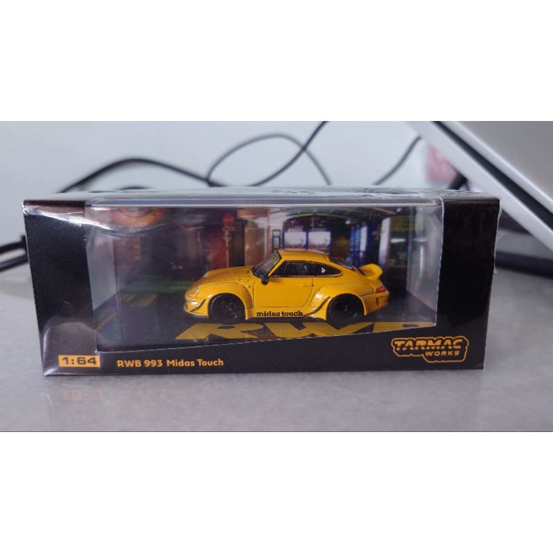 1/64 Porsche RWB 993 Midas Touch yellow Malaysia exclusive model ...