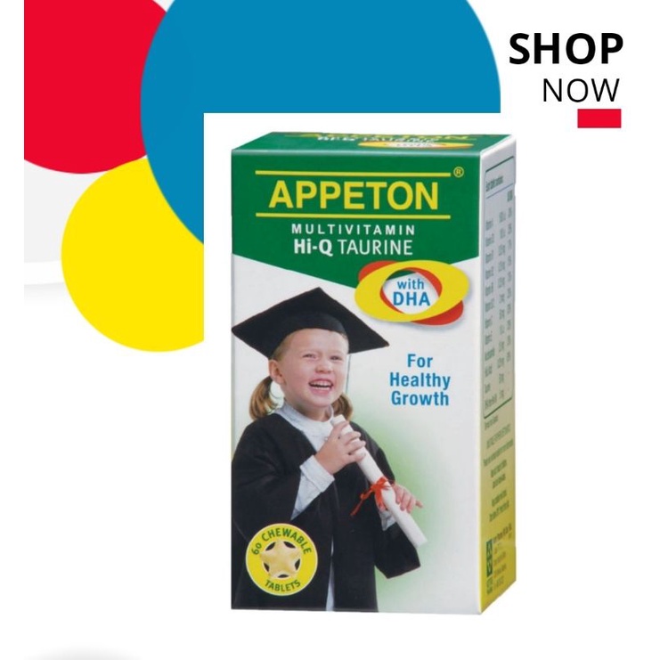 Appeton Multivitamin Hi-Q Taurine + DHA 60s | Shopee Malaysia