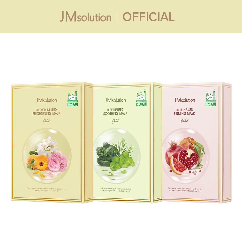 [JMsolution] infused mask halal (10sheets) | Shopee Malaysia