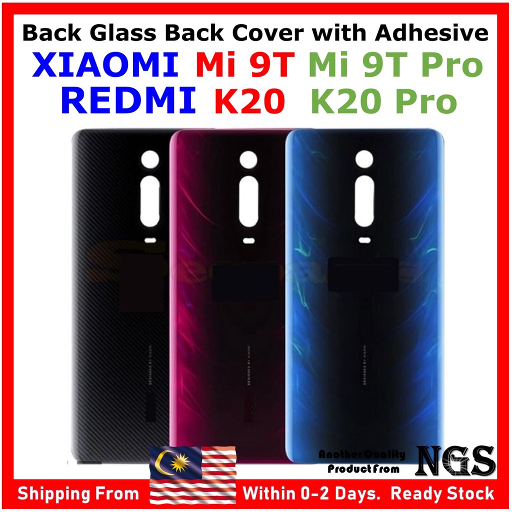 Battery Door Back Glass Back Cover with Adhesive For XIAOMI Mi9T Mi 9T ...