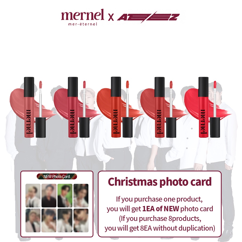 Ateez x mernel AIR FIT MATTE LIP TINT 4.5g | Shopee Malaysia