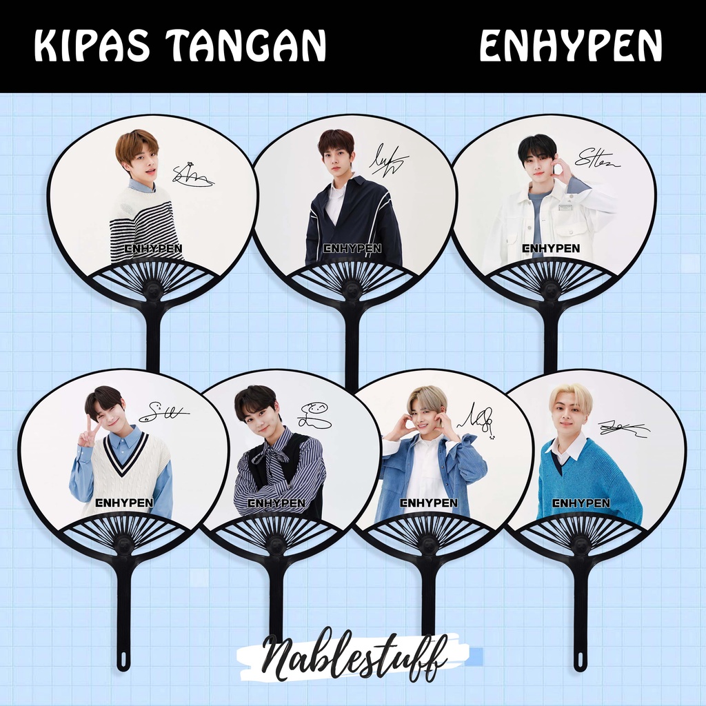 Enhypen Hand Fan // Shell Fan // Kpop Merchandise | Shopee Malaysia