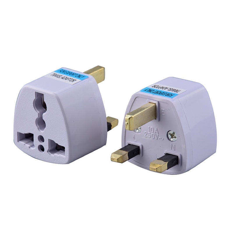Ready stock 3 Pin Conversion Plug Universal Adapter British Socket ...
