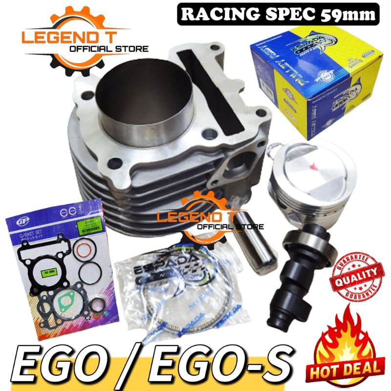 ESPADA RACING BLOCK EGO EGO S 59MM, CAM RACING, GASKET E-GO EGO-S ...