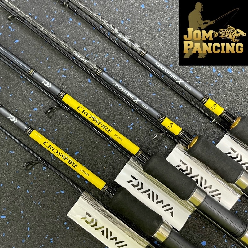 【Jom Pancing】DAIWA CROSSFIRE X SPINNING BC BAIT CASTING ROD,Joran,Light Weight | Shopee Malaysia