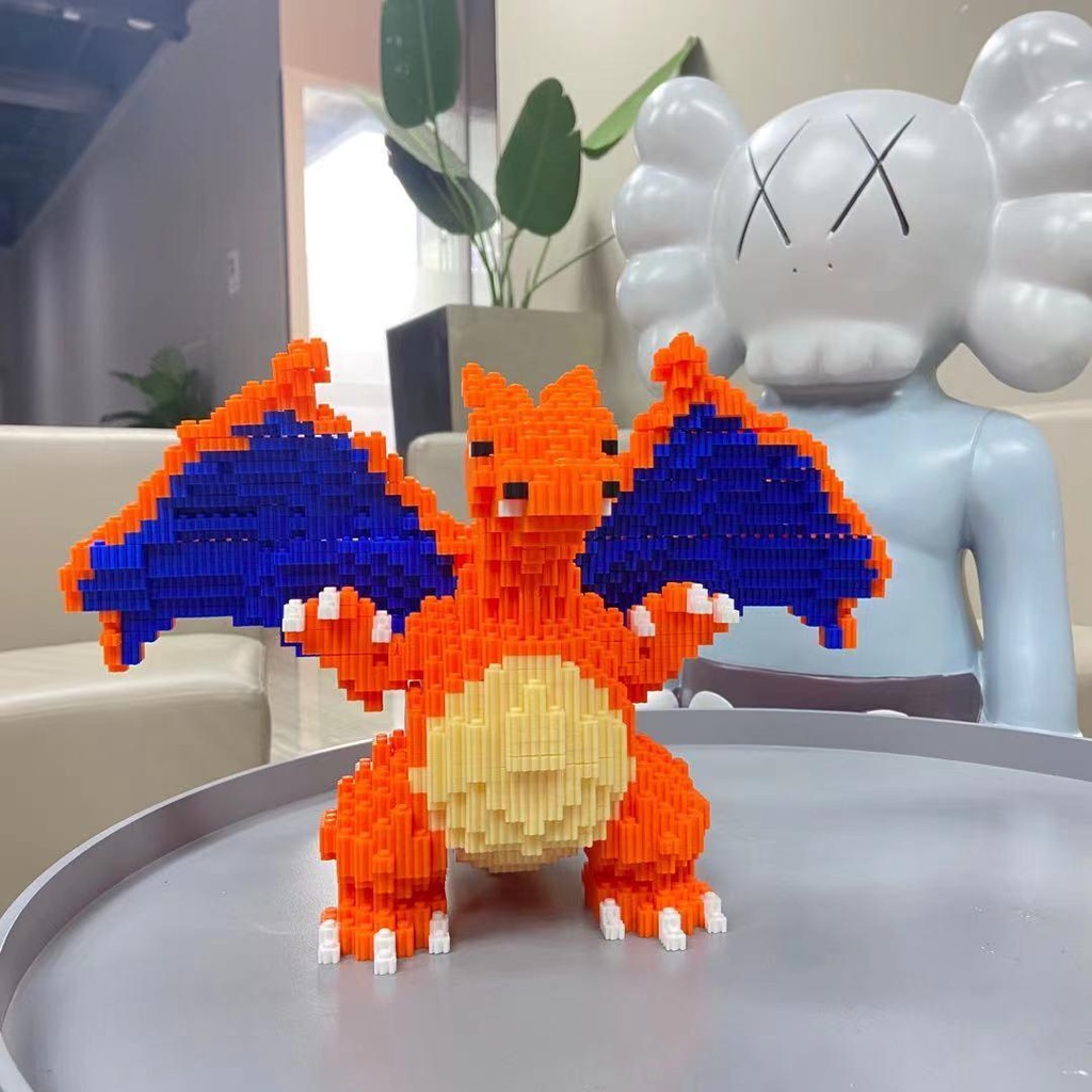 Charizard Dragon Building Block Assembly Toy Bricks 26cm Height 2268 ...