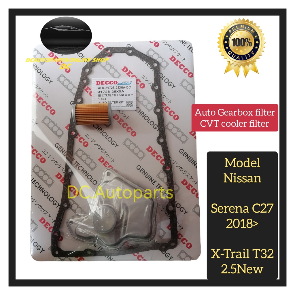AUTO GEAR BOX FILTER SET NISSAN XTRAIL T32 2.5 NEW SERENA C27 2018 ...