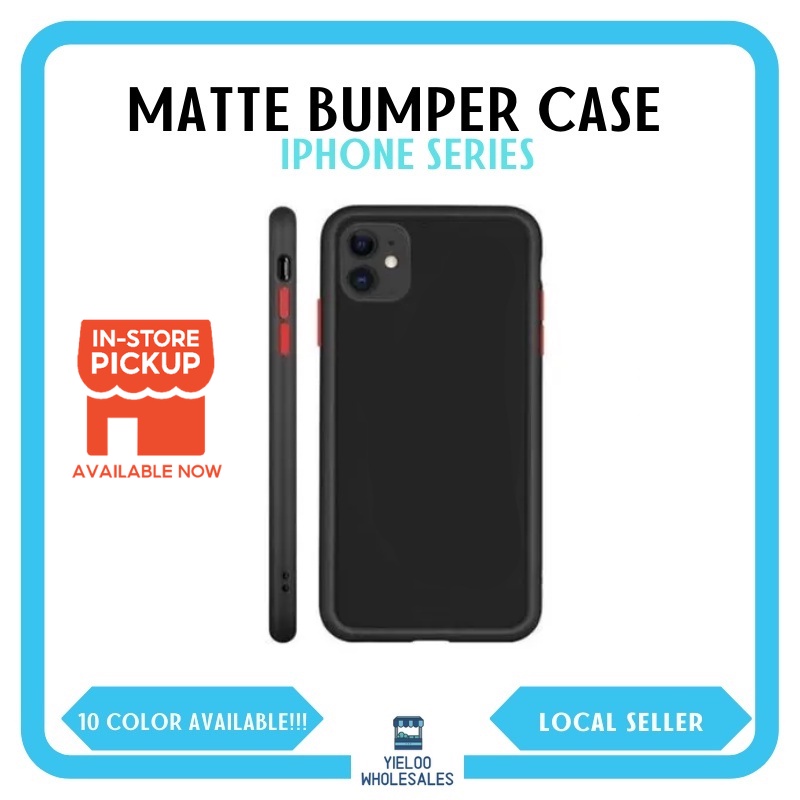 (FREE SCREEN PROTECTOR) IPHONE Series Colorful Matte Bump Case For 14 ...