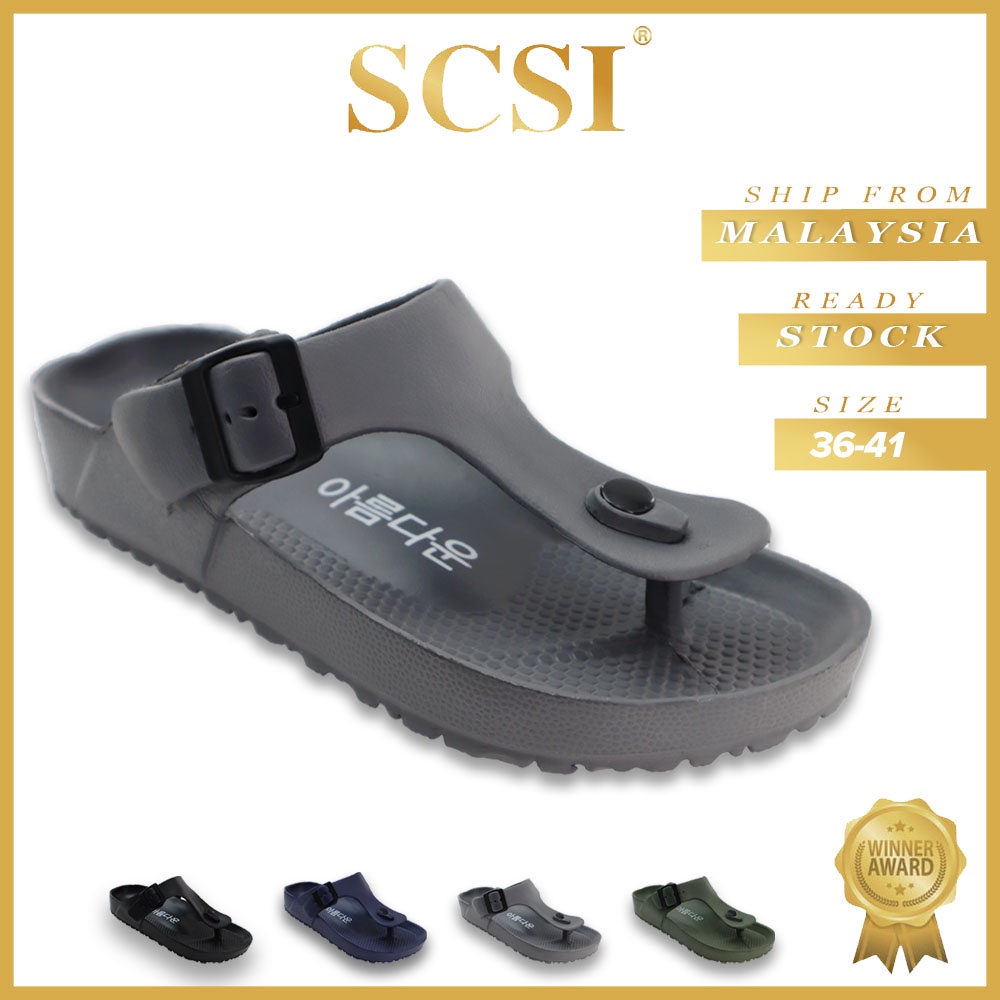 [MUST BUY] SCSI Women Flip Flops Sandal / Sandal Perempuan / Sandal ...