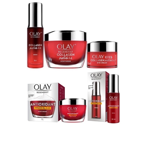 Olay Regenerist Collagen Peptide 24/Antioxidants Vitamin Regimen Cream ...