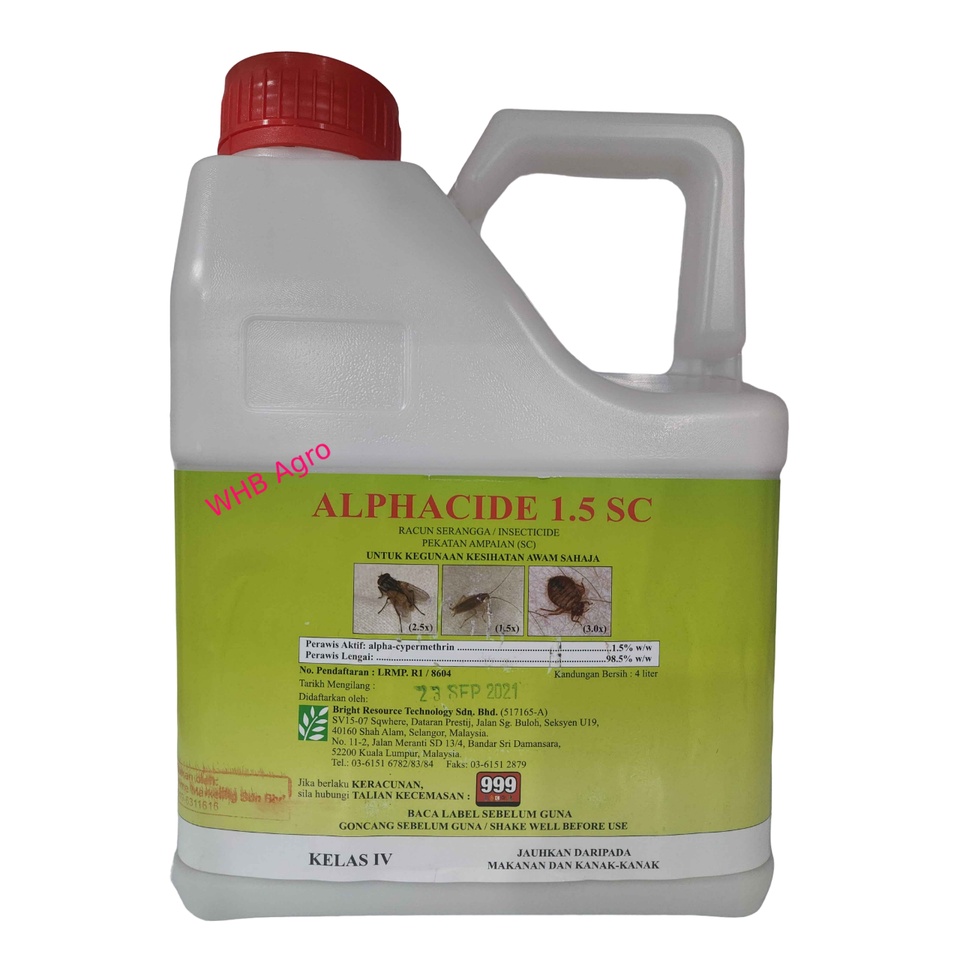 AgroTime Alphacide 1.5 SC - ( 4L ) 👍 💯 | Shopee Malaysia