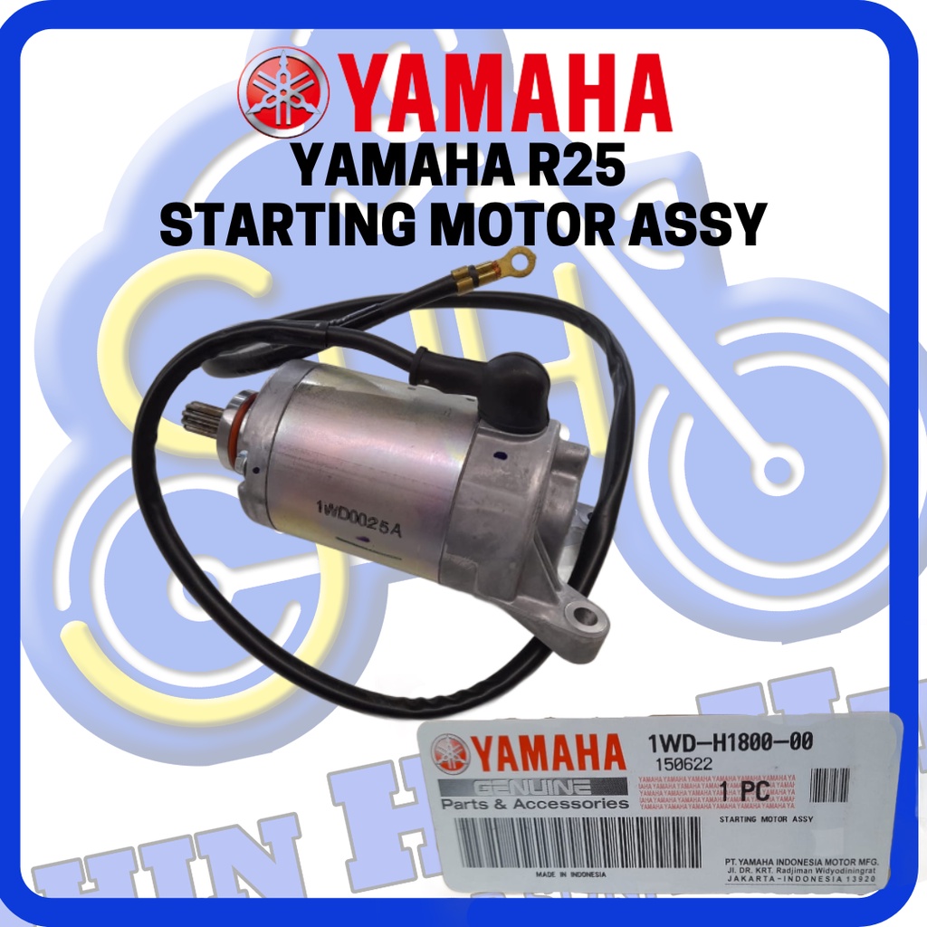 ORIGINAL YAMAHA MOTOR R25 STARTING MOTOR ASSY STATER MOTOR ORI YAMAHA ...