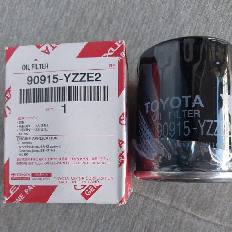 Toyota Oil Filter 90915-YZZE2, Camry ACV30 ACV40 ACV50, Wish ZNE10 ...