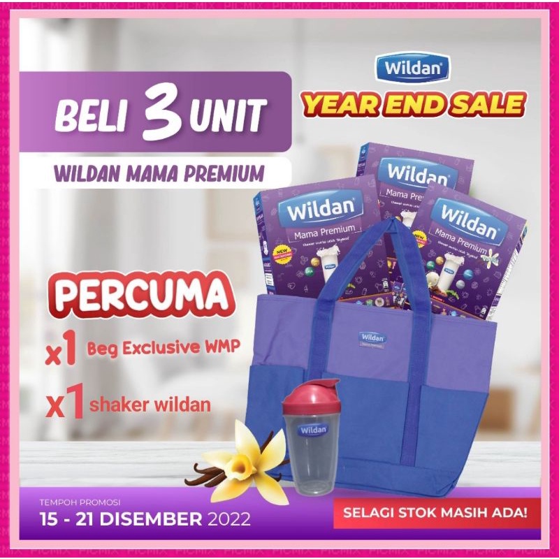 PAKEJ JIMAT SUSU WILDAN MAMA PREMIUM 3 PACKS | SUSU IBU MENGANDUNG ...