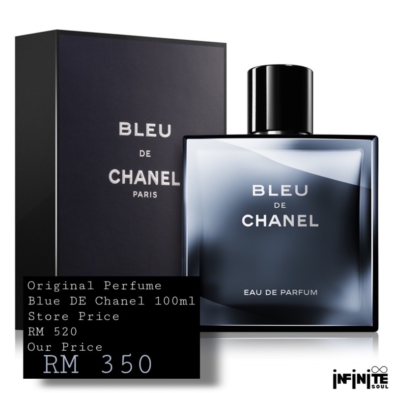 💯 ORIGINAL Blue DE Chanel EDP 100ml 🔥 LIMITED STOCK 🔥 | Shopee Malaysia