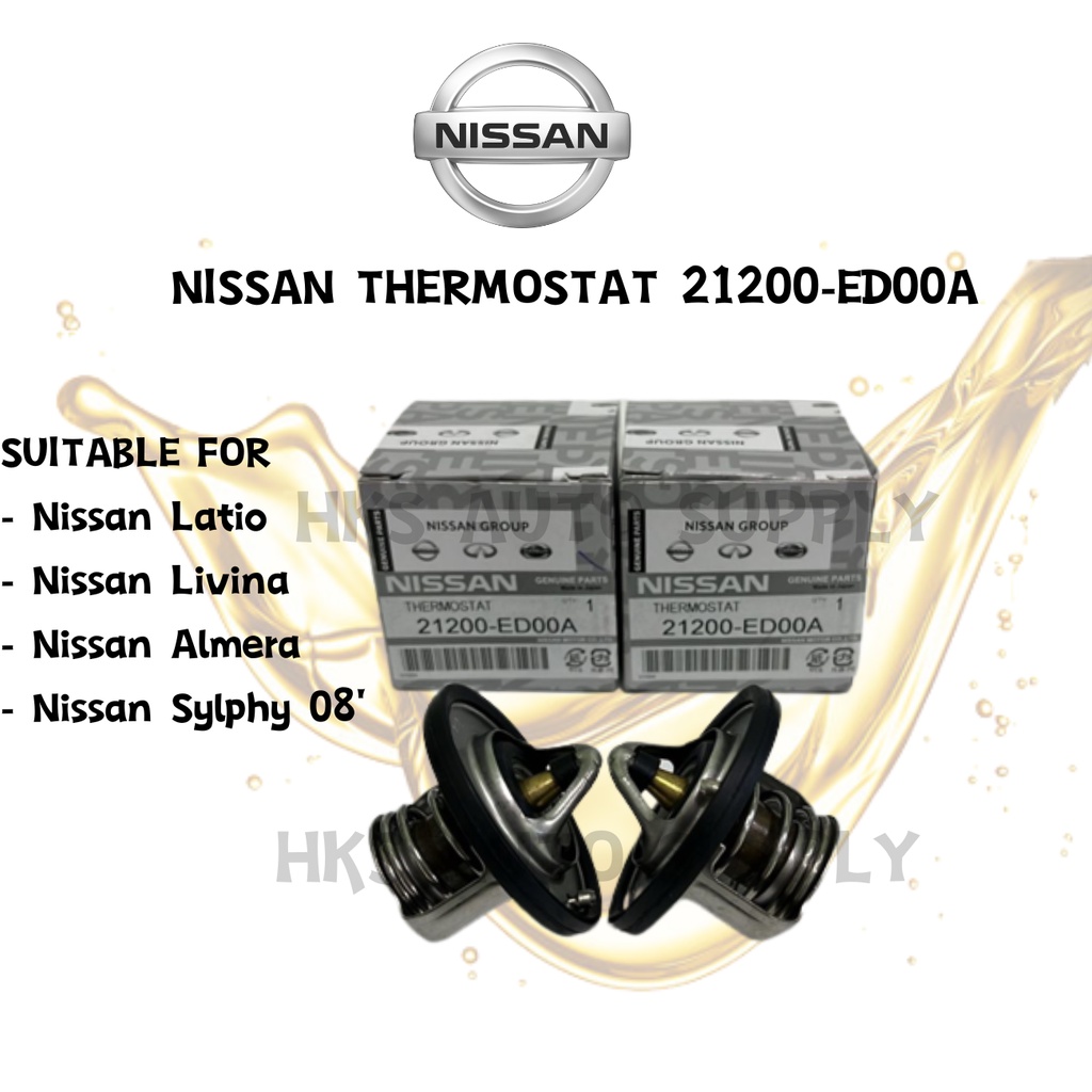 [Original] Nissan Latio Livina Almera Sylphy Original Thermostat (21200 ...