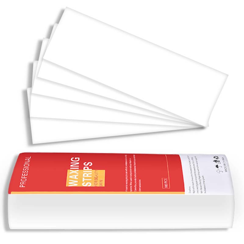 100 pcs Waxing Strips for Cold wax Sugar wax hair removal 100 sheets of ...