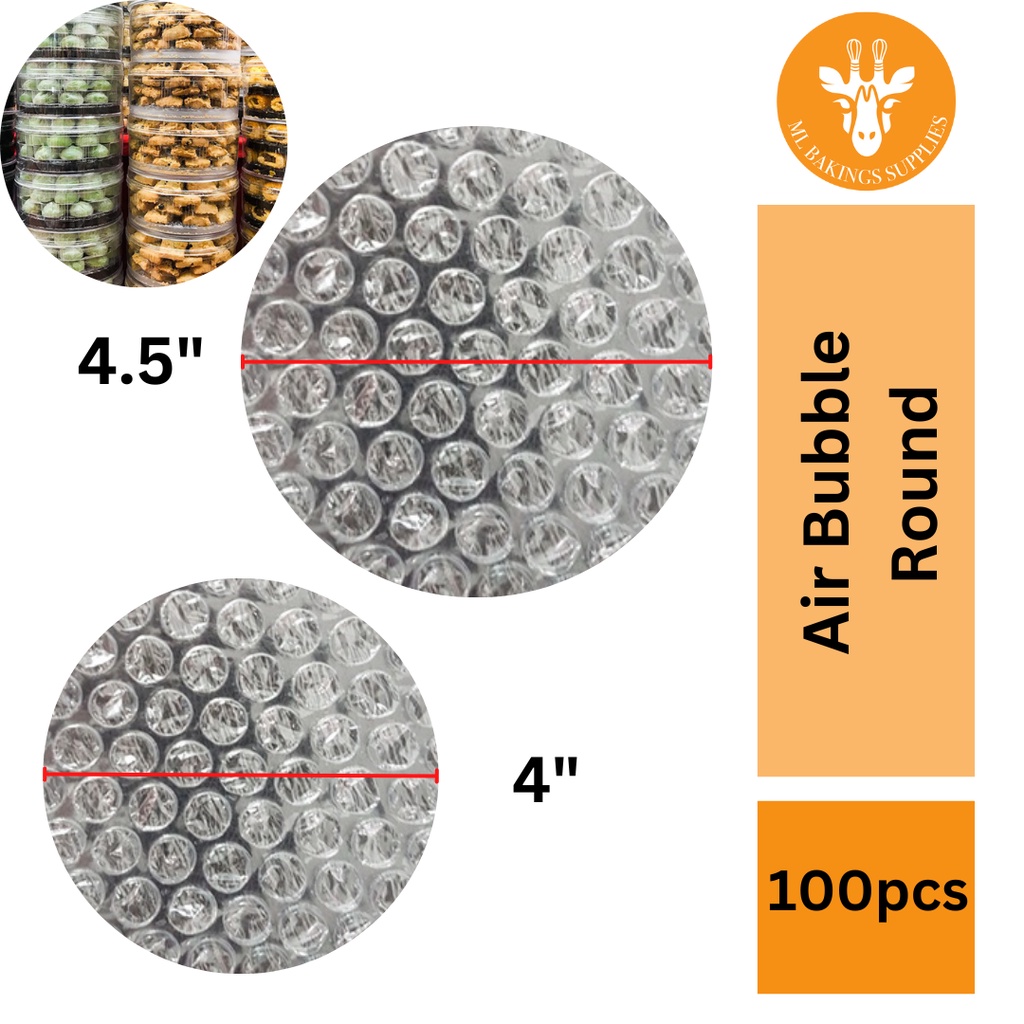 [READY STOCK] Food Grade Air Round Bubble Wrap Sheet for Cookies ...
