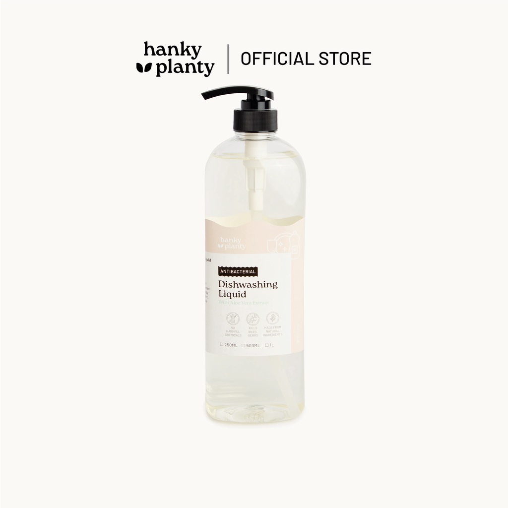 Hanky Planty Antibacterial Dishwashing Liquid With Aloe Vera Extract