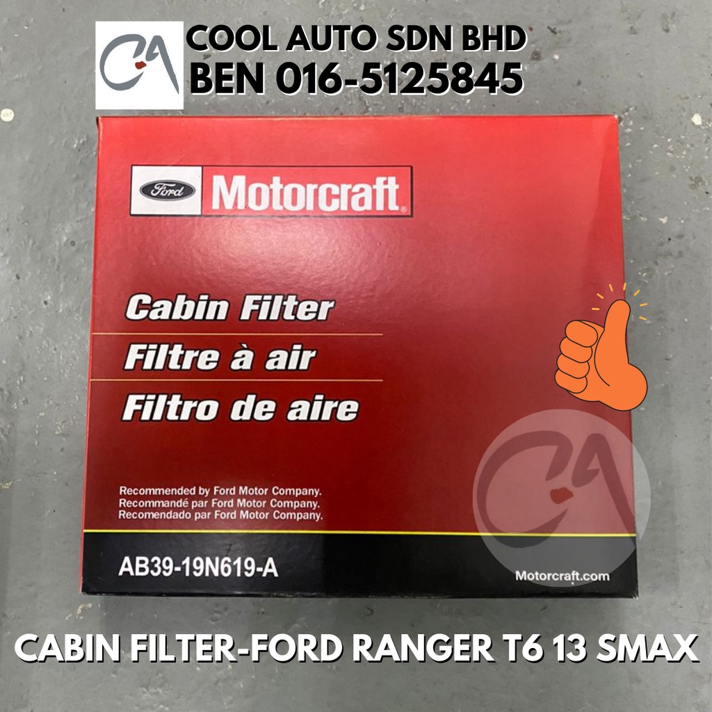 🔥READY STOCK🔥 CABIN FILTER-FORD RANGER T6 13 SMAX | Shopee Malaysia