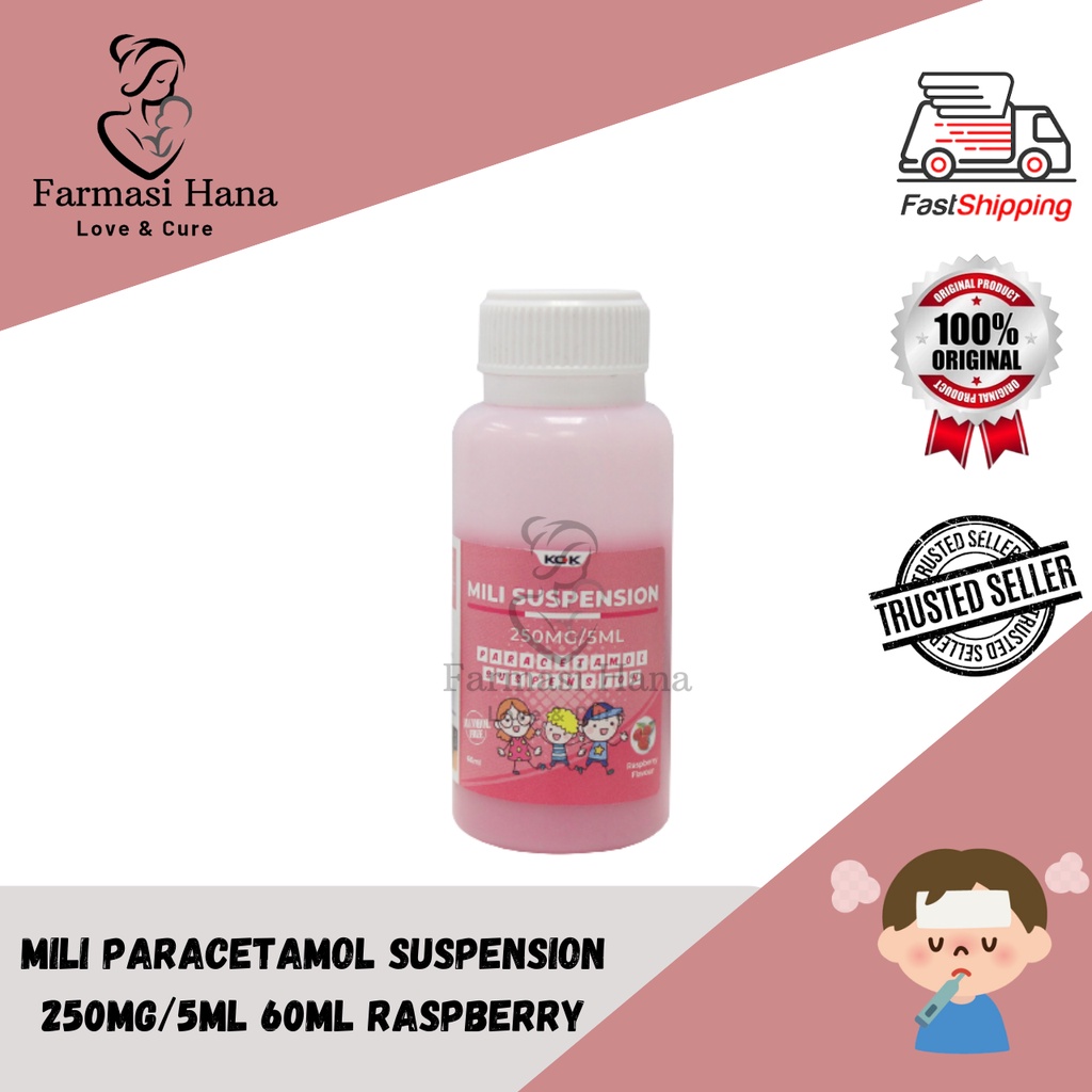 MILI SUSPENSION 60ML PARACETAMOL PCM SYRUP | Shopee Malaysia
