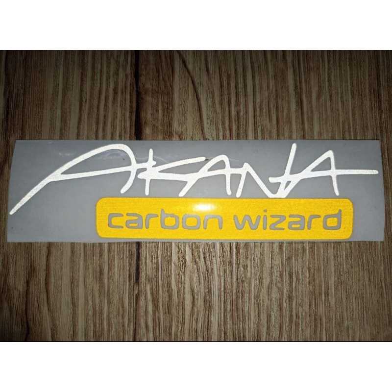 STICKER AKANA CARBON WIZARD car sticker bonnet sticker mirror sticker ...