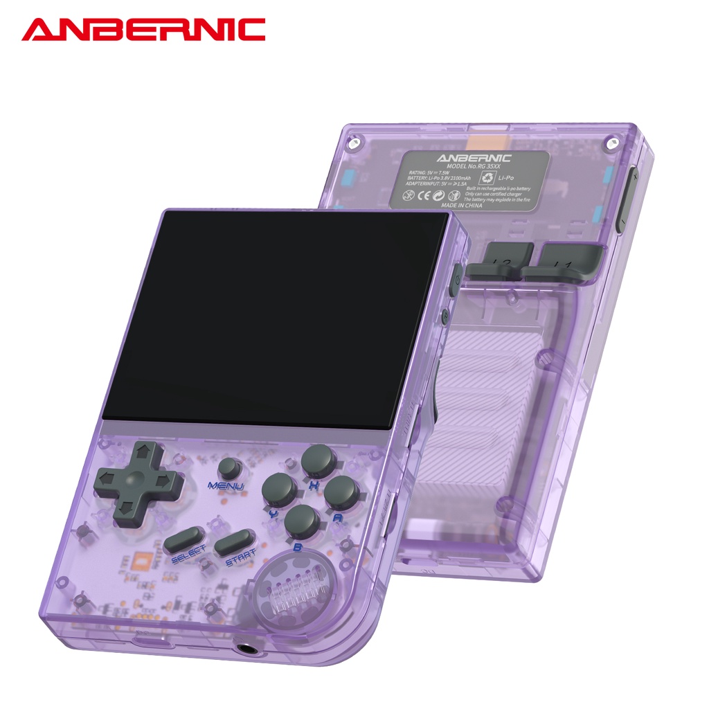 ANBERNIC Game Console Emulator 5000 Games Support PS1 Linux Dual System ...