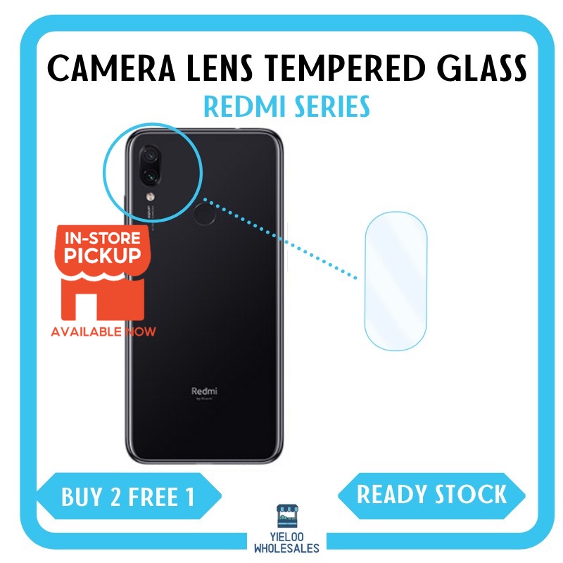 (BELI 2 PERCUMA 1) REDMI Back Camera Tempered Glass Protector For 7 ...