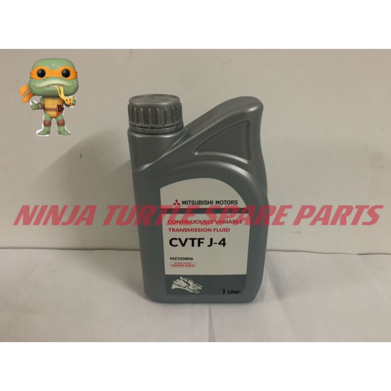 (100% ORIGINAL) Mitsubishi ATF CVT J4 J-4 Auto Transmission Fluid (1L ...