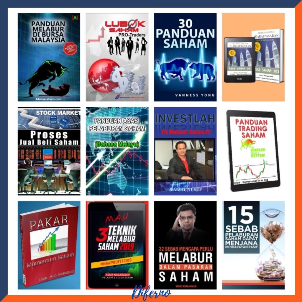 Pakej Berbaloi Koleksi Panduan Pelaburan Saham ( 21 set panduan dalam 1 ...