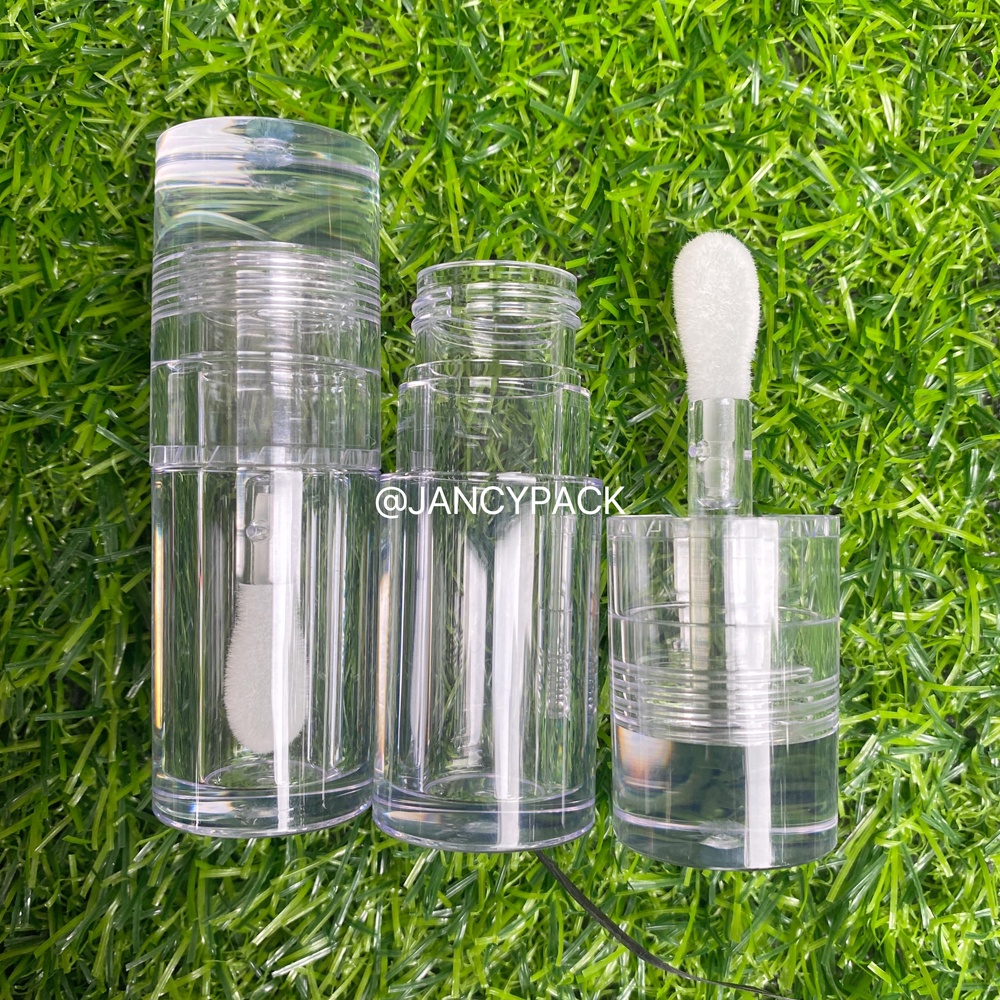 Plastic Lipgloss Container Transparent 5.5ml Liquid Lipstick Packaging ...