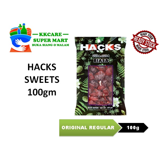 Hacks Regular Flavour 100g 糖黑客 | Shopee Malaysia