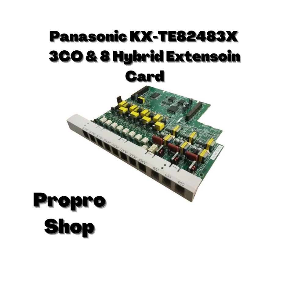 Panasonic KX-82483X 3CO & 8 Hybrid Port Extension Card Used | Shopee ...