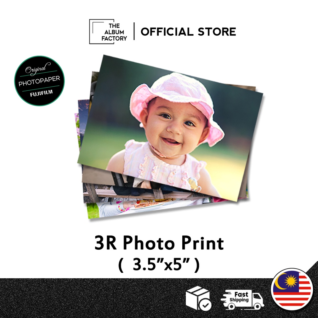 3R Photo Print EXPRESS ( Minimum 20pcs ) Fujifilm Photo Paper | Shopee ...