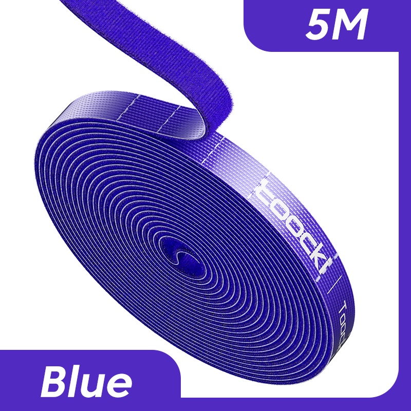 Toocki 1M-5M Tearable Velcro straps Cable Organizer Self Adhesive ...