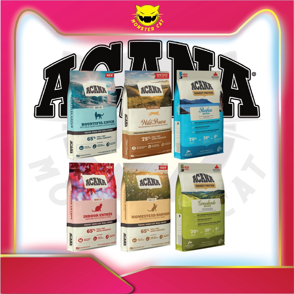 ACANA 340g / 1.8KG Premium Dry Cat Food (100% ORIGINAL) | Shopee Malaysia