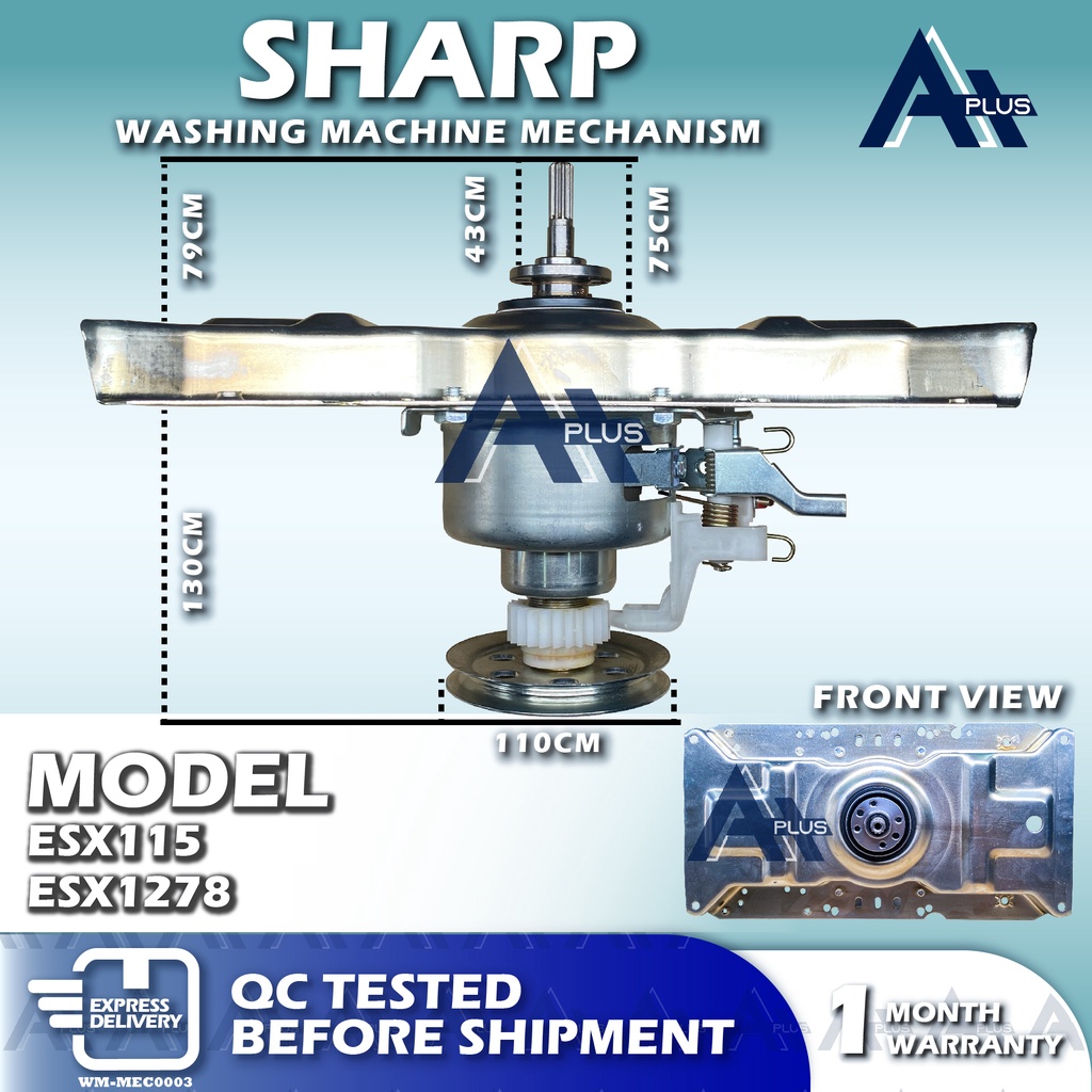 ESX115 / ESX1278 SHARP Washing Machine Mechanism GEARBOX GEAR BOX ...