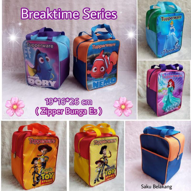 Tupperware Bag Beg Nemo Dory Princess Mermaid Toy story woody jessie ...