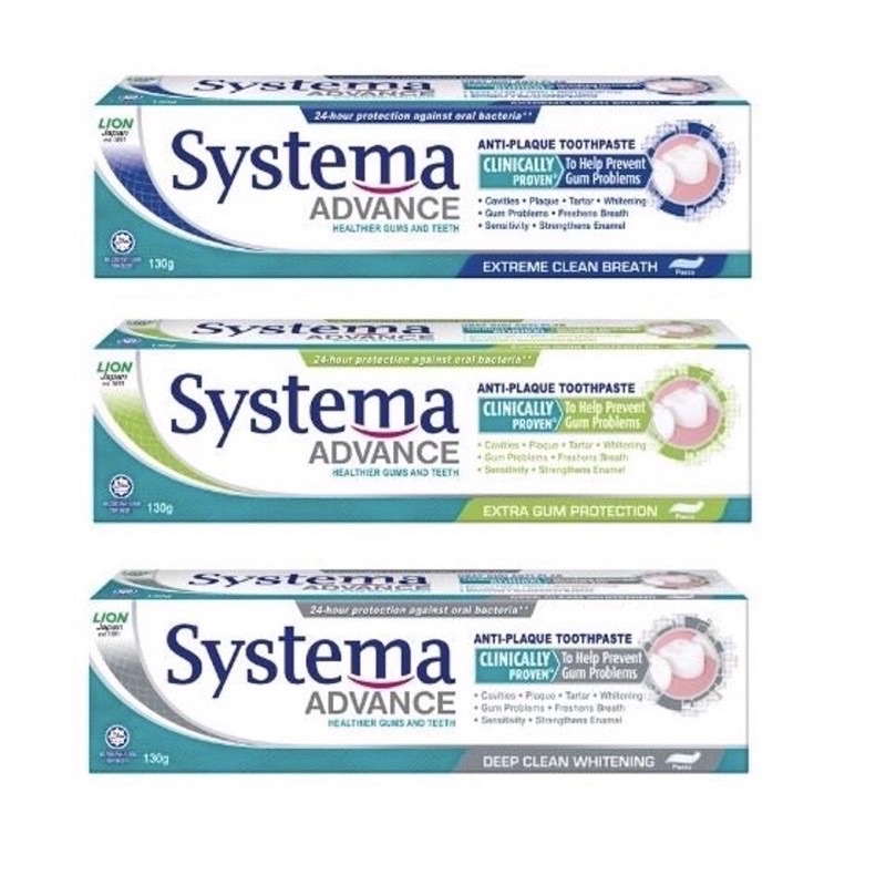 SYSTEMA Advance Toothpaste - Deep Clean Whitening Super Value (2x130g ...
