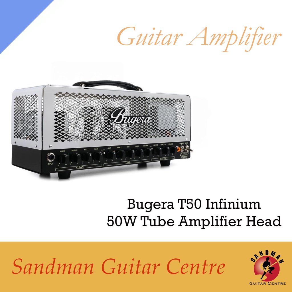 Bugera T50 Infinium 50W Tube Guitar Amplifier Head | Shopee Malaysia